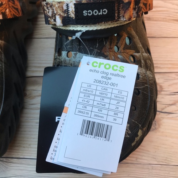 CROCS | Shoes | Crocs Echo Clog Realtree Edge | Poshmark